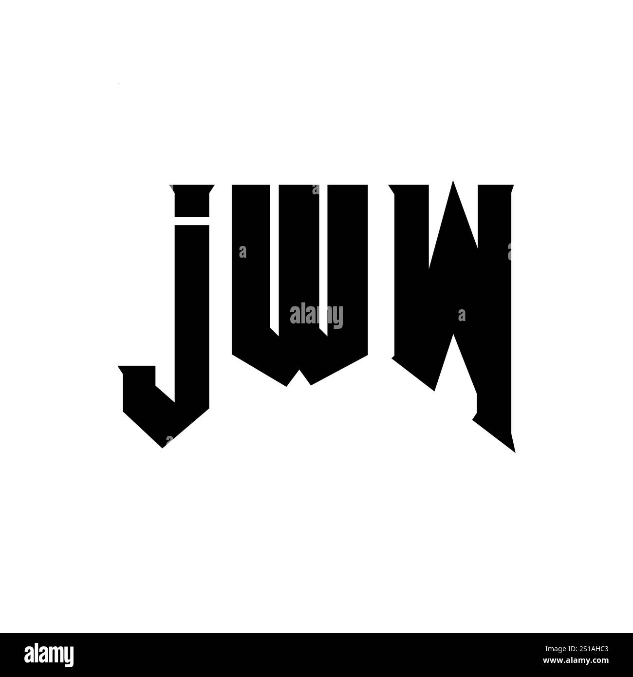 Jww logo design Stock Vector Images - Alamy