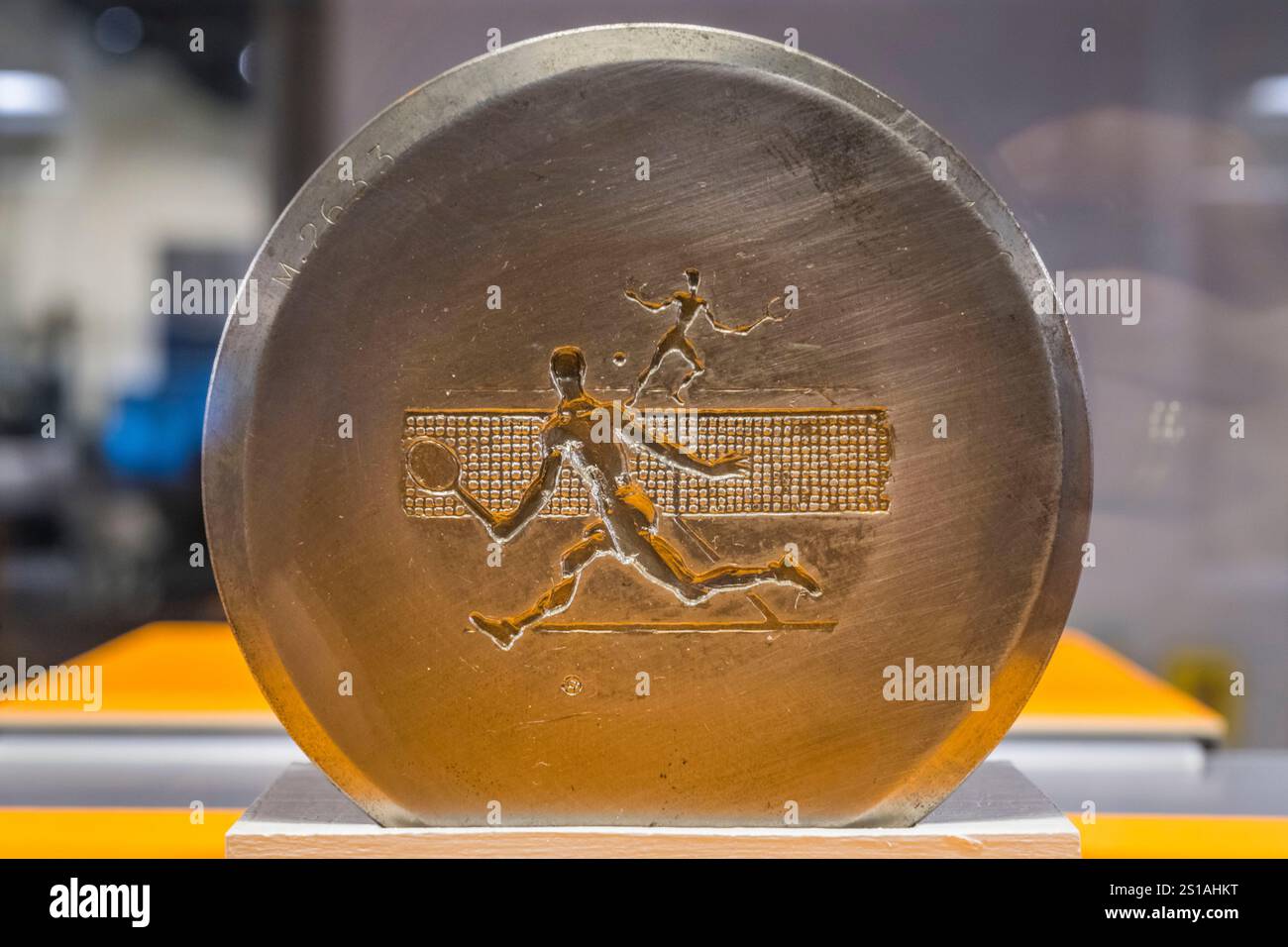 France, Paris, the Monnaie de Paris (Paris Mint) Museum, mold for the ...