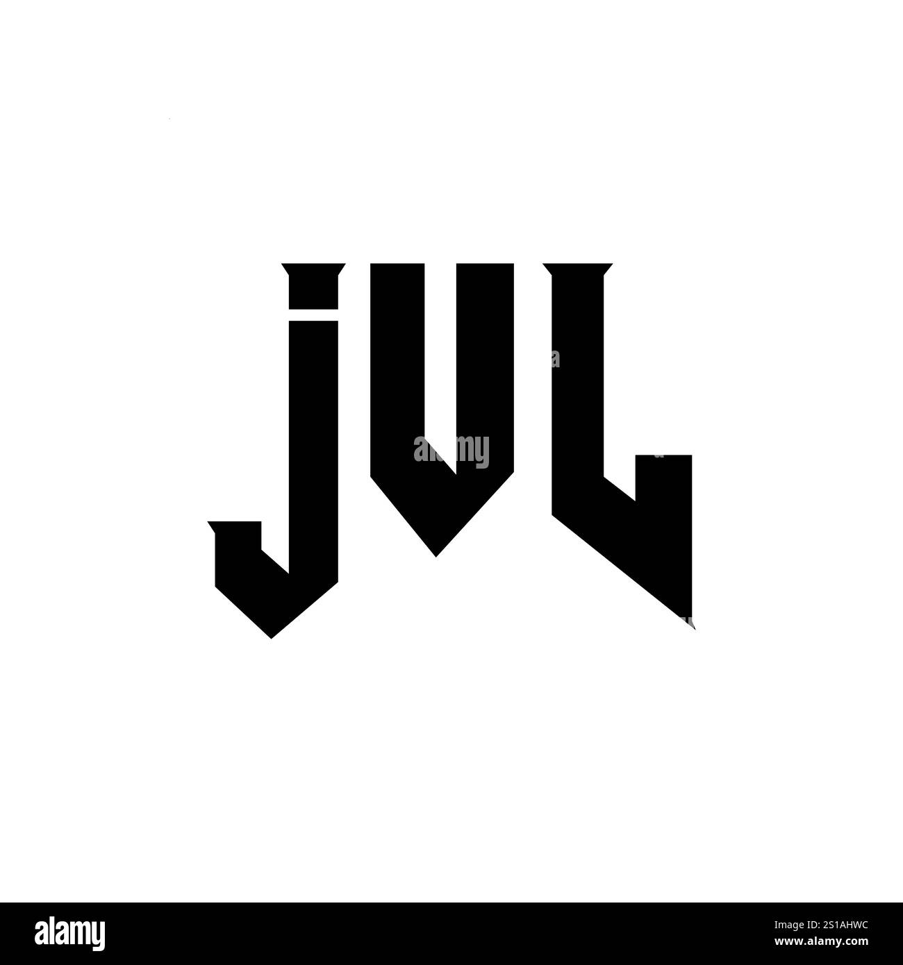 JVL letter logo design for technology company. JVL logo design black ...