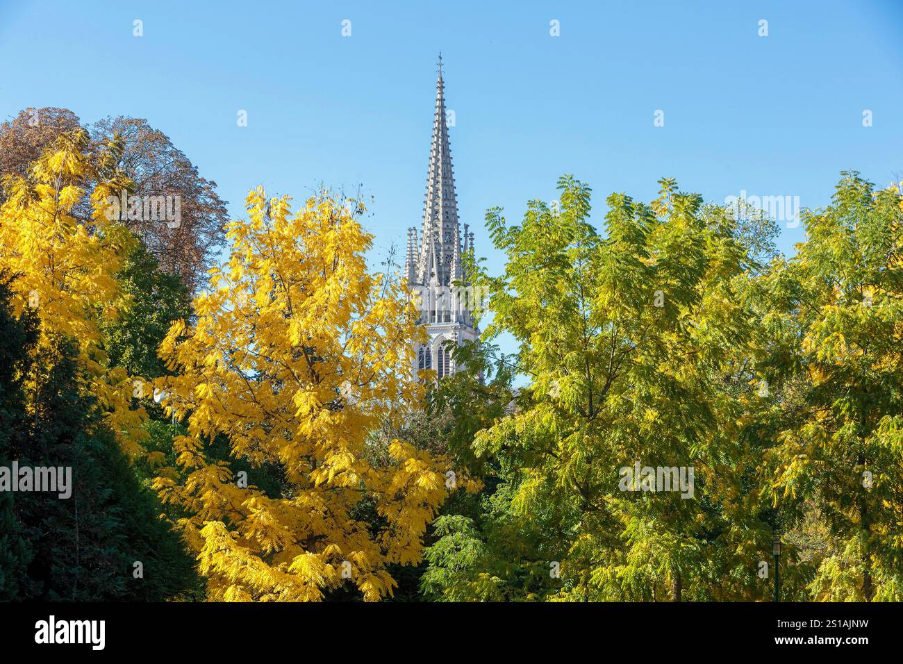 France, Meurthe et Moselle, Nancy, Pepiniere public garden located next ...