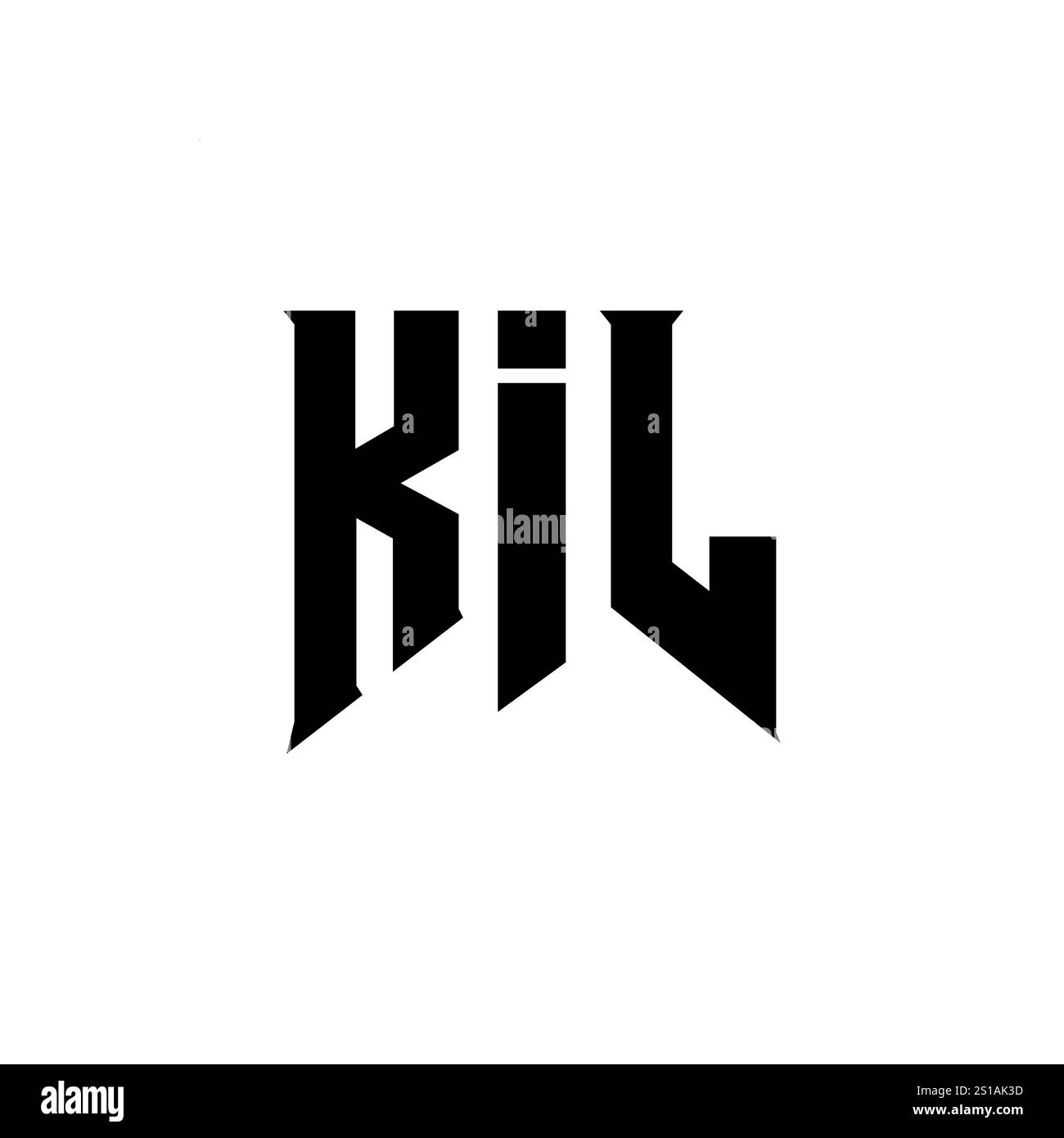 KIL letter logo design for technology company. KIL logo design black ...