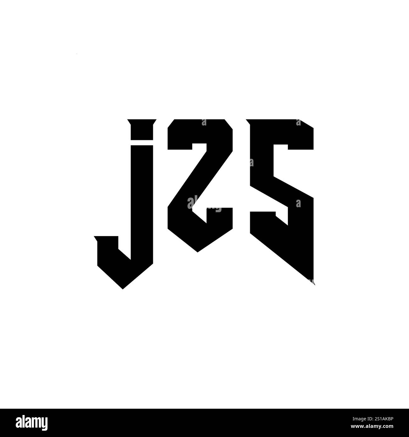 JZS letter logo design for technology company. JZS logo design black ...