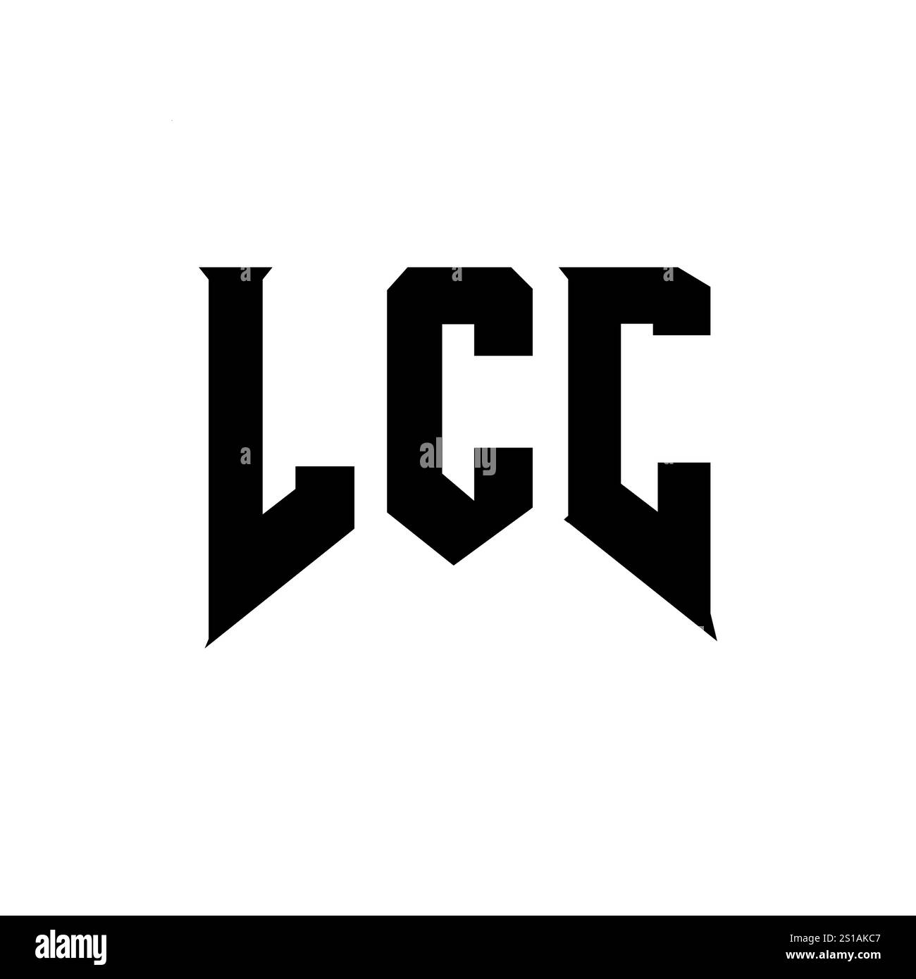 LCC letter logo design for technology company. LCC logo design black ...