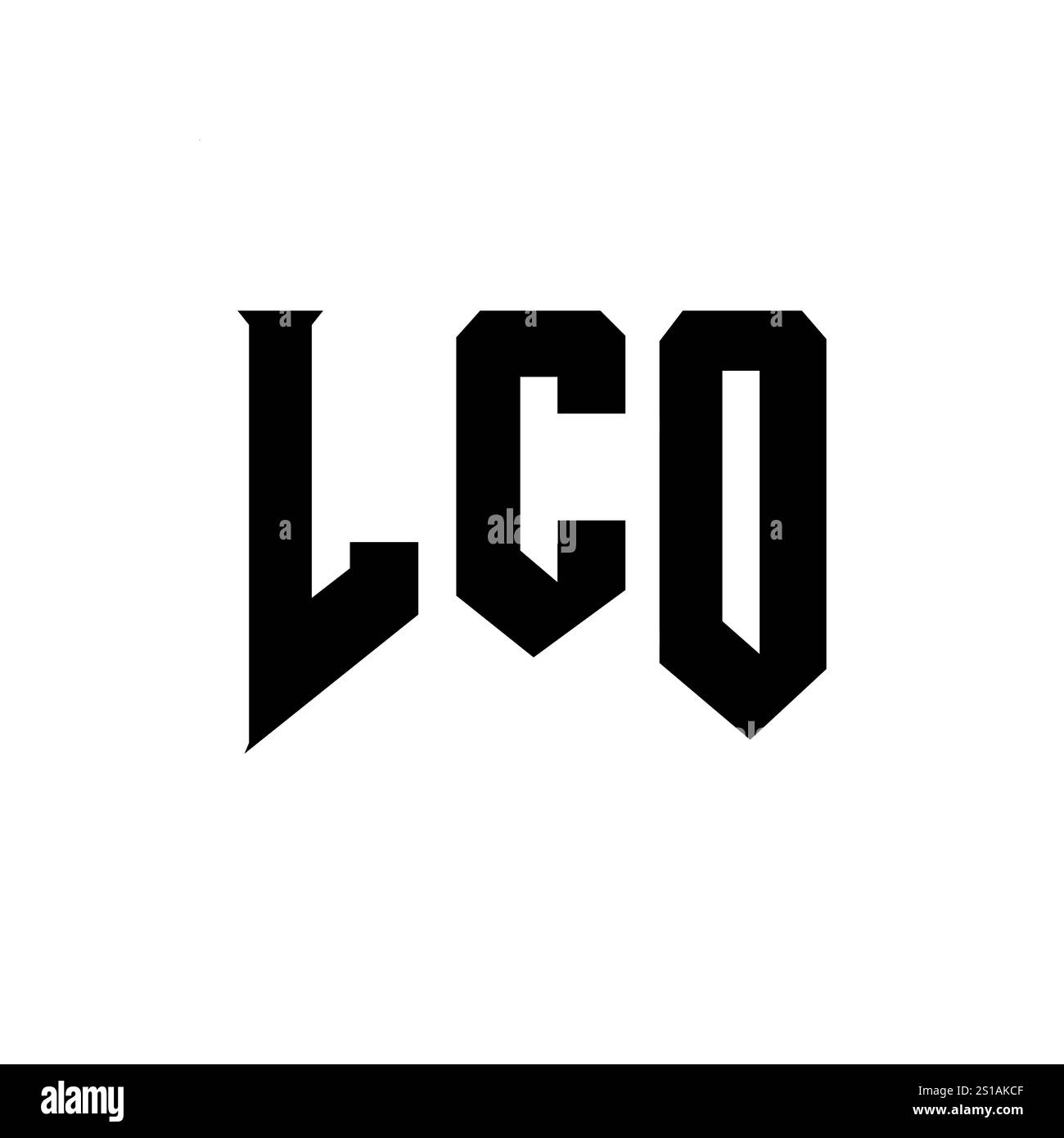 LCO letter logo design for technology company. LCO logo design black ...