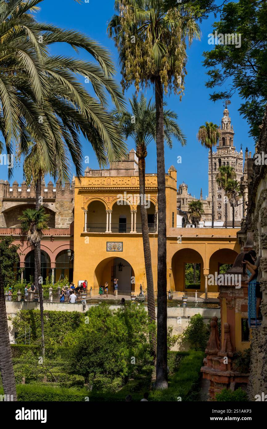 Spain, Andalusia, Seville, the Alcazar of Seville (Reales Alcazares de ...