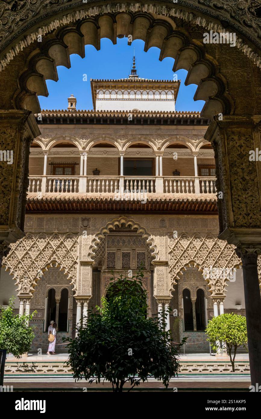 Spain, Andalusia, Seville, the Alcazar of Seville (Reales Alcazares de ...