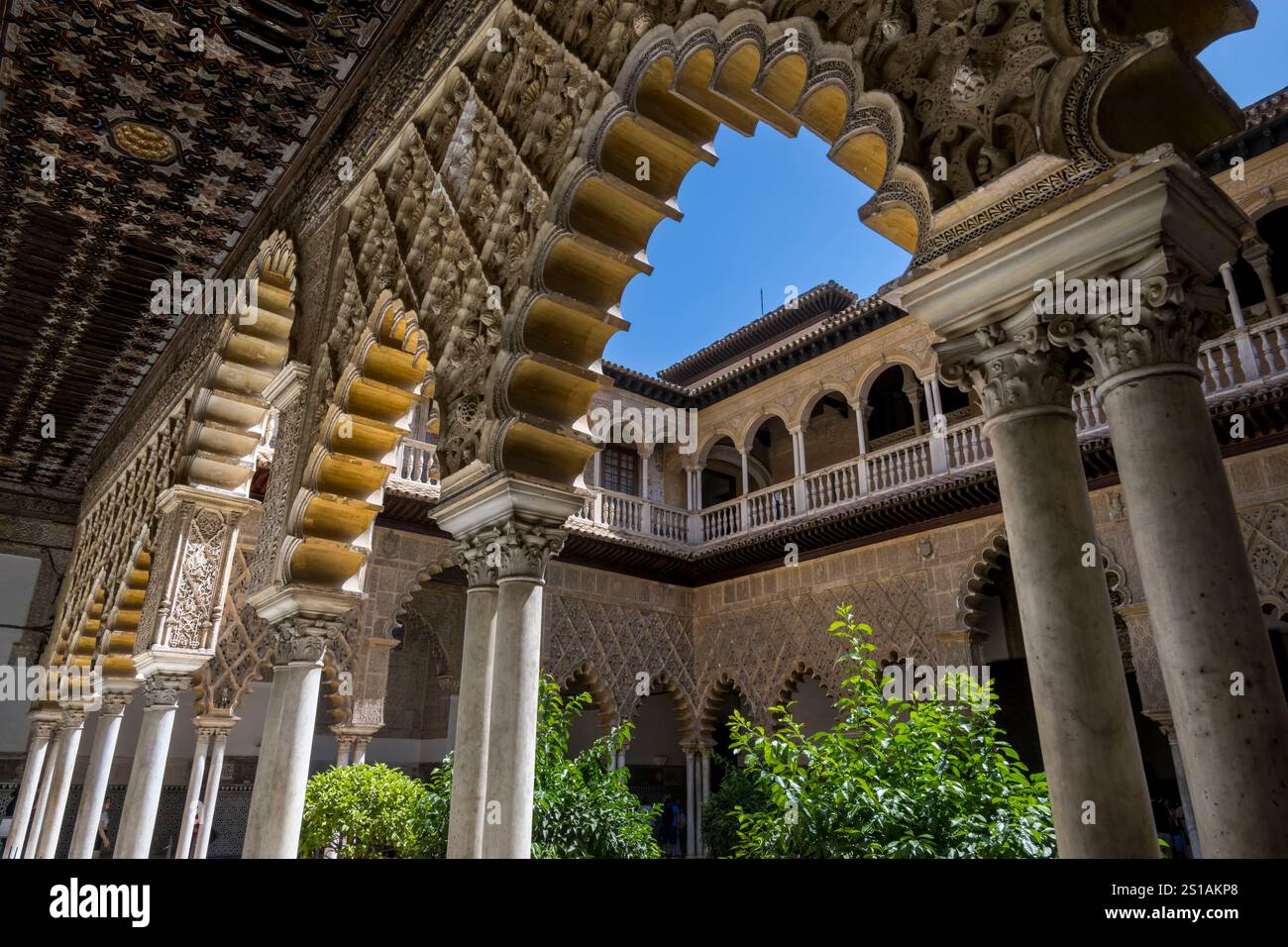 Spain, Andalusia, Seville, the Alcazar of Seville (Reales Alcazares de ...
