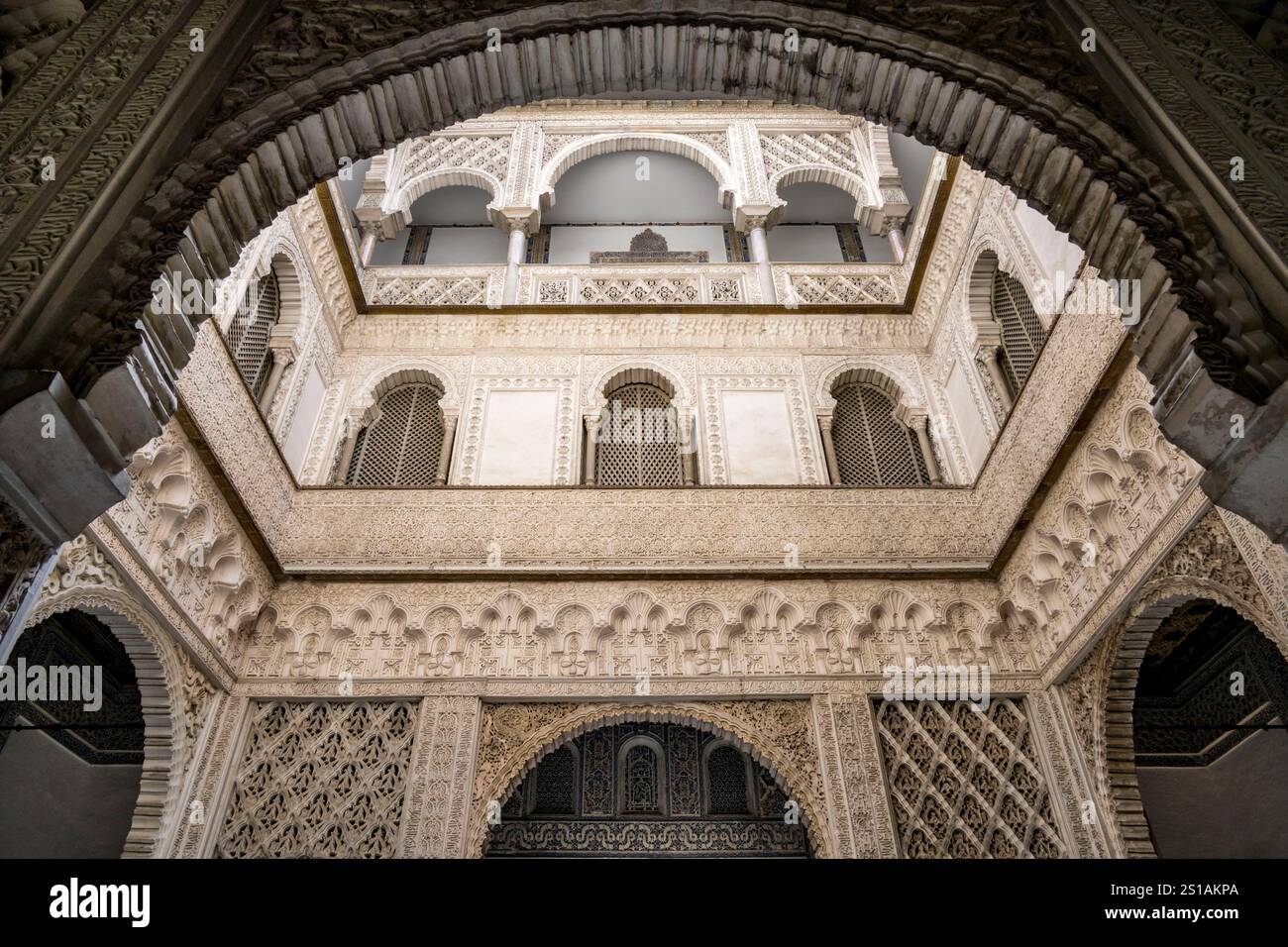 Spain, Andalusia, Seville, the Alcazar of Seville (Reales Alcazares de ...