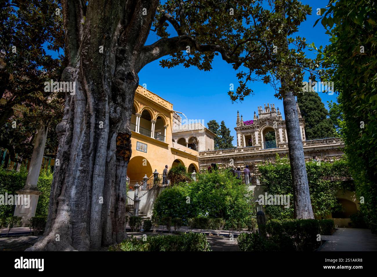 Spain, Andalusia, Seville, the Alcazar of Seville (Reales Alcazares de ...