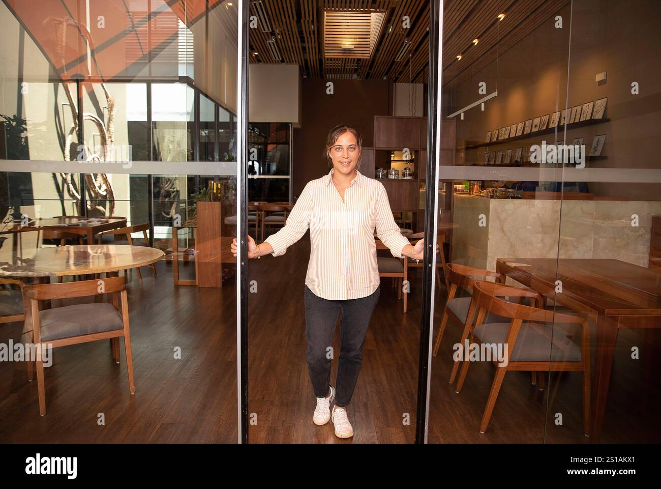 Peru, Lima, Barranco, Pia léon, thePeruvian chef in her restaurant ...