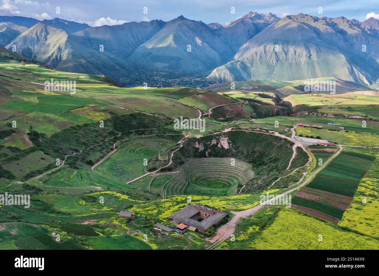 Peru, Andes, Moray, incas farm terraces and chef Virgilio Martinez’s ...