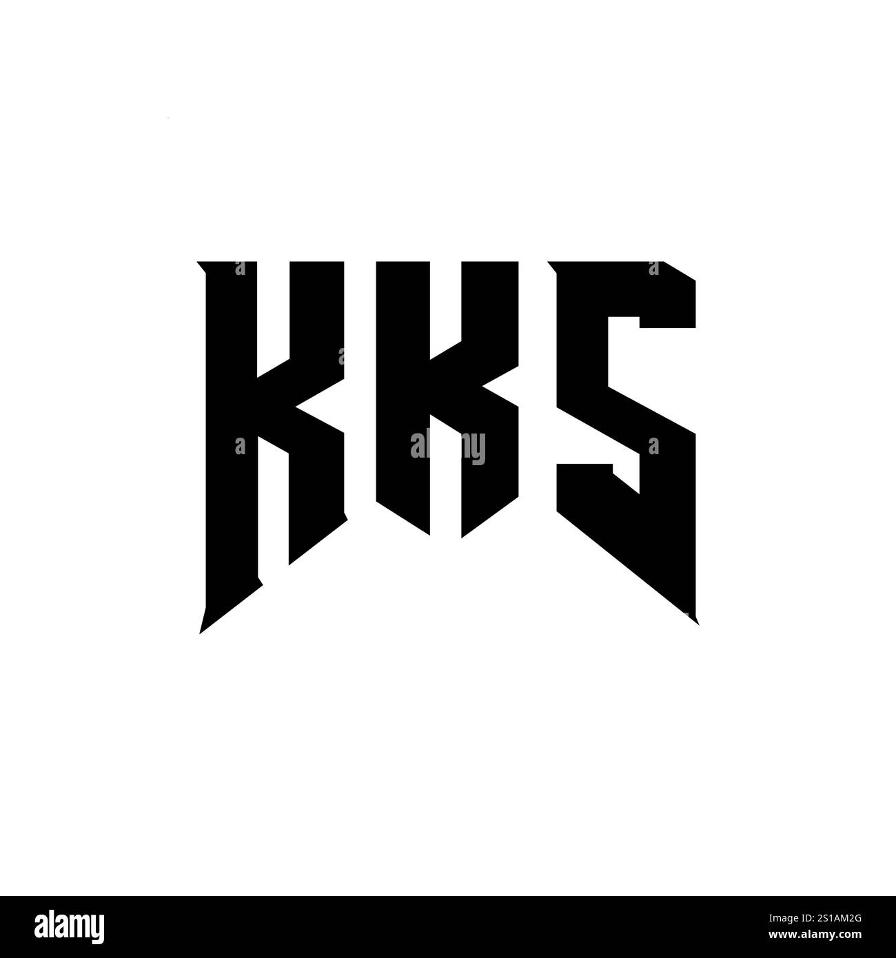 KKS letter logo design for technology company. KKS logo design black ...