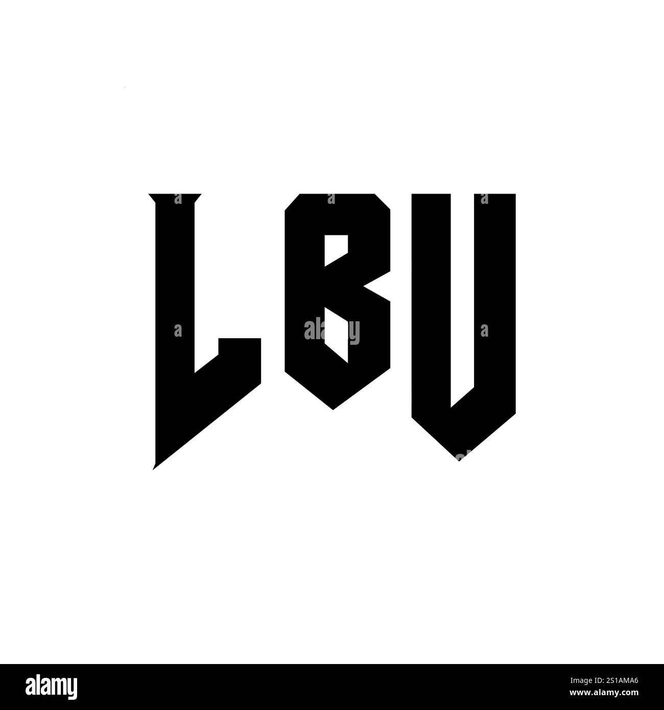 Lbu logo design hi-res stock photography and images - Alamy
