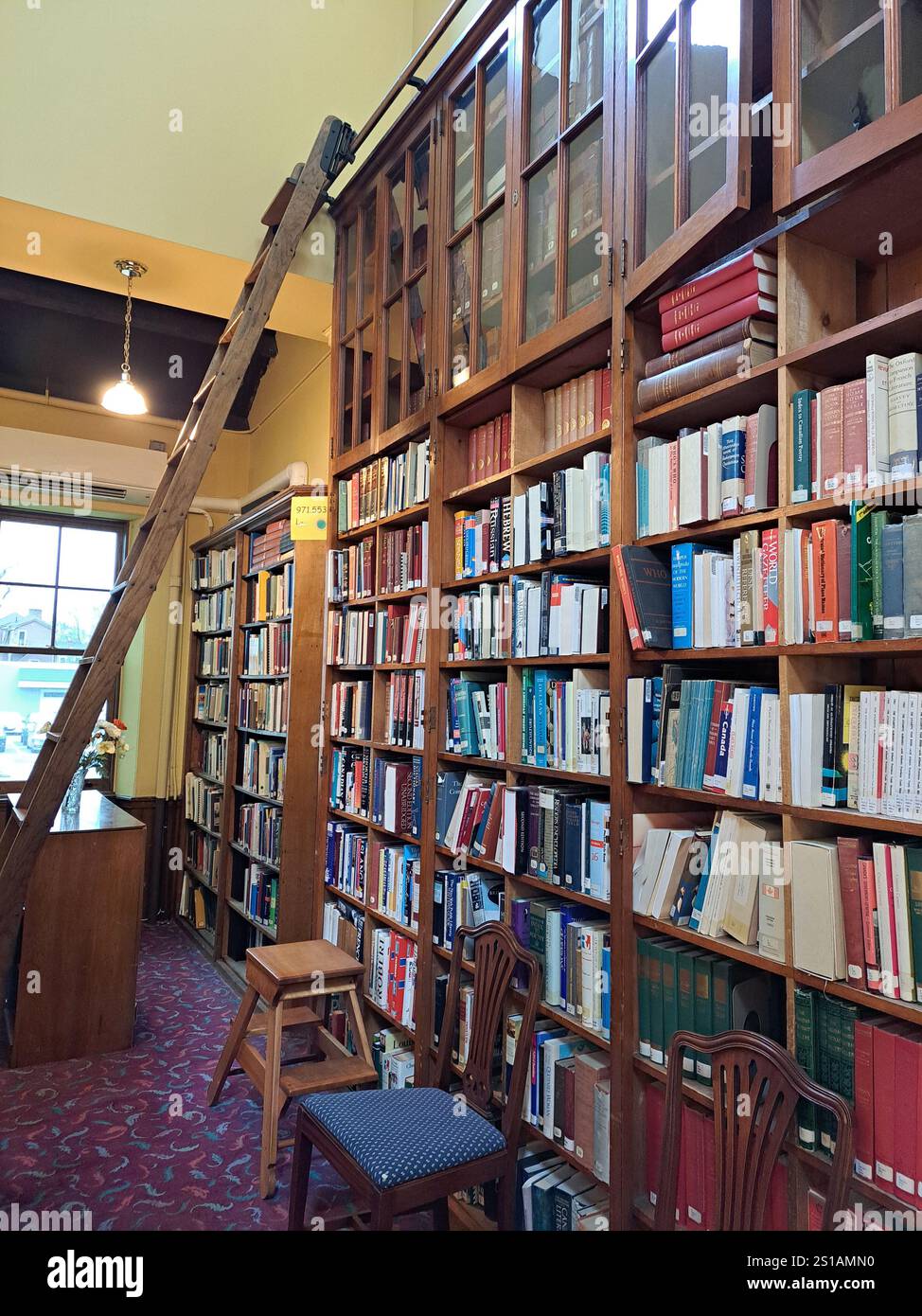 Library books inside the New Brunswick Legislative Assembly in downtown ...