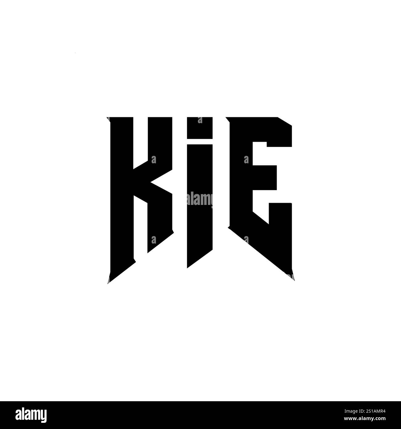 KIE letter logo design for technology company. KIE logo design black ...