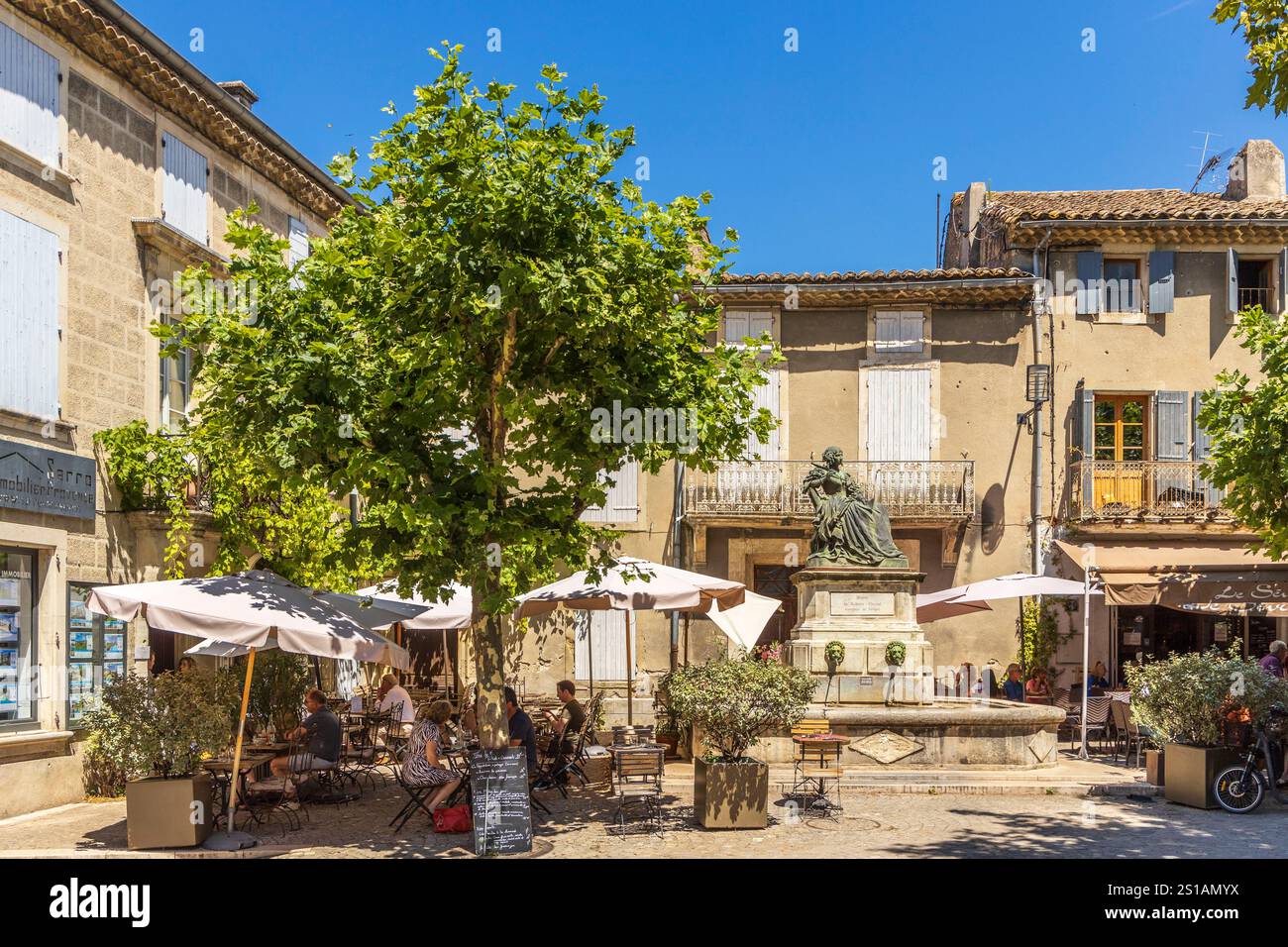 France, Drôme, Grignan, labelled Les Plus Beaux Villages de France ...