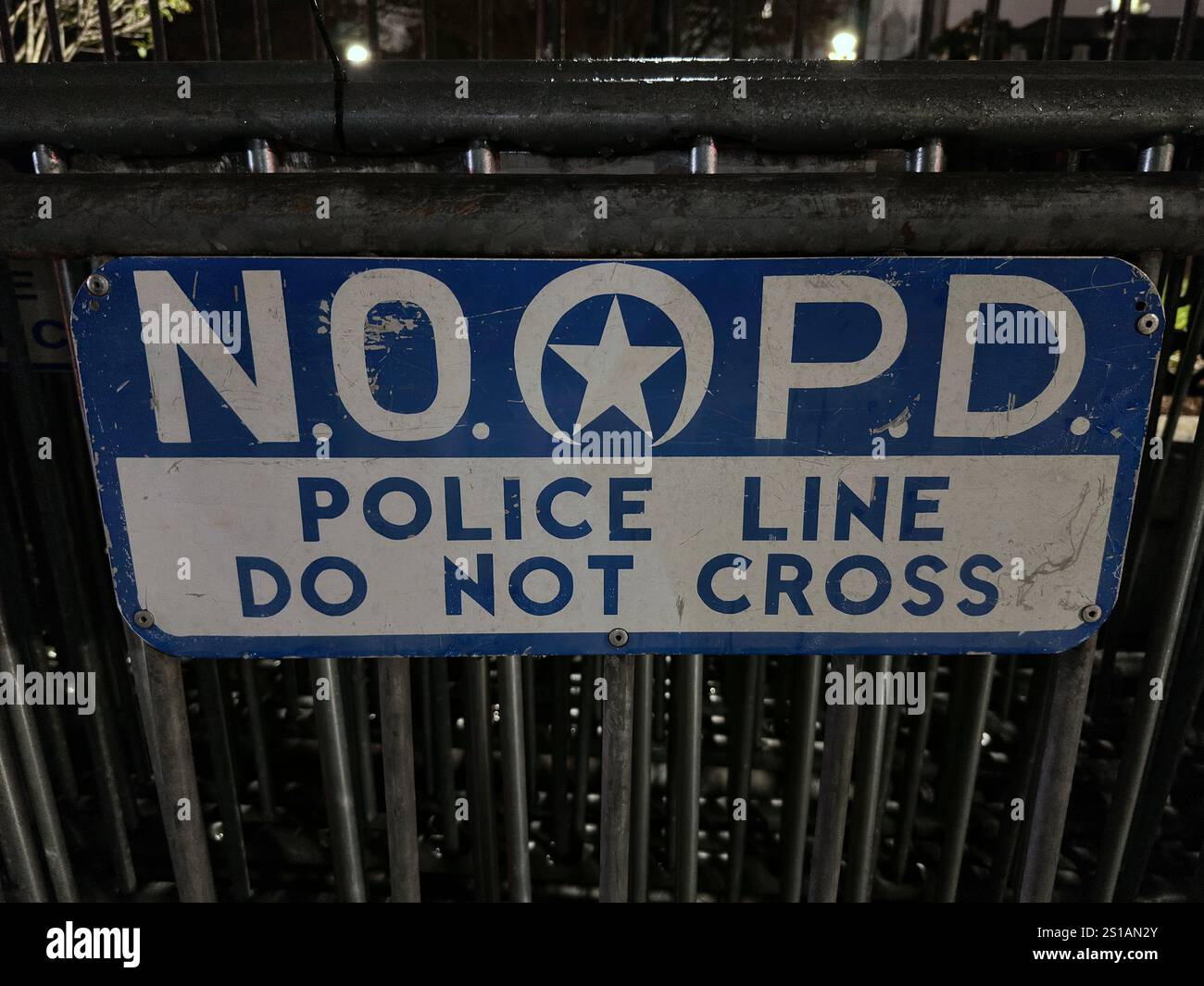 New Orleans, Louisiana - Dec. 25, 2024: A N.O.P.D. (police department ...