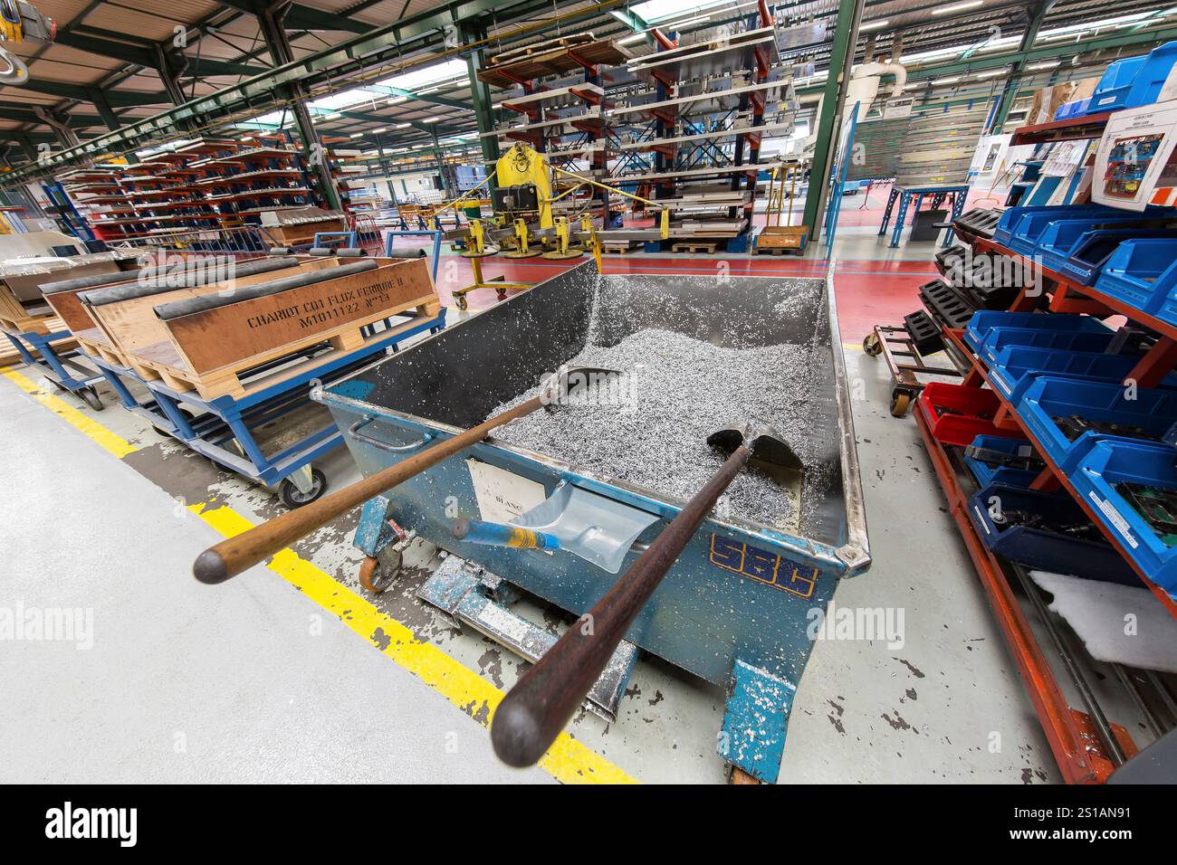 France, Indre et Loire, Amboise, Mecachrome factory, manufacturing of ...