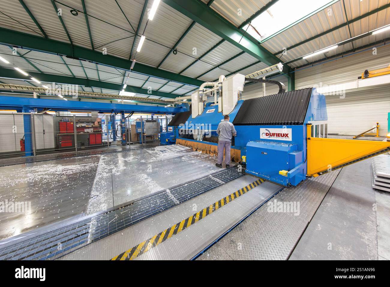 France, Indre et Loire, Amboise, Mecachrome factory, manufacturing of ...