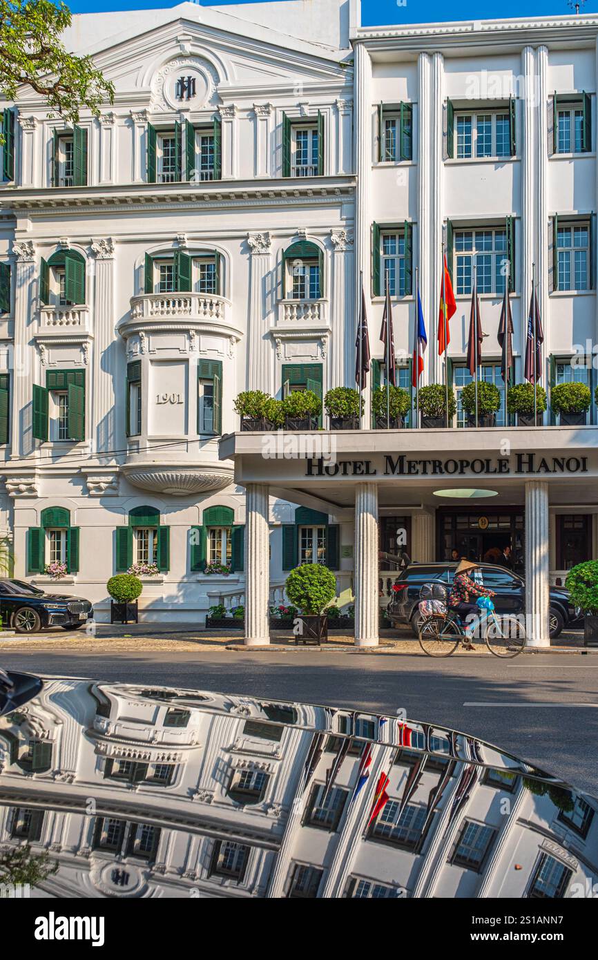 Vietnam, Hanoi, district of Hoan Kiem, former French colonial district ...