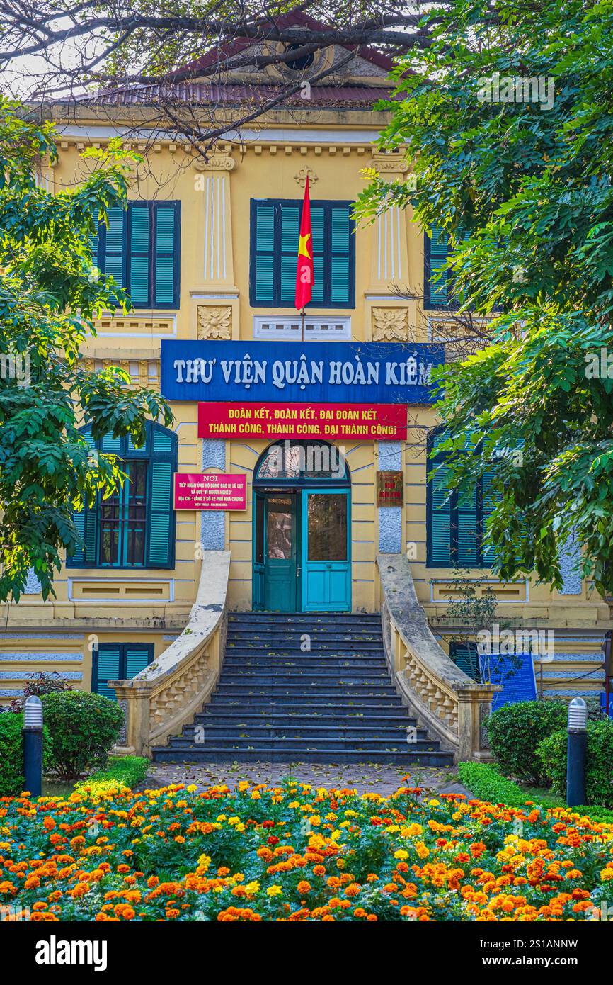 Vietnam, Hanoi, district of Hoan Kiem, former French colonial district ...