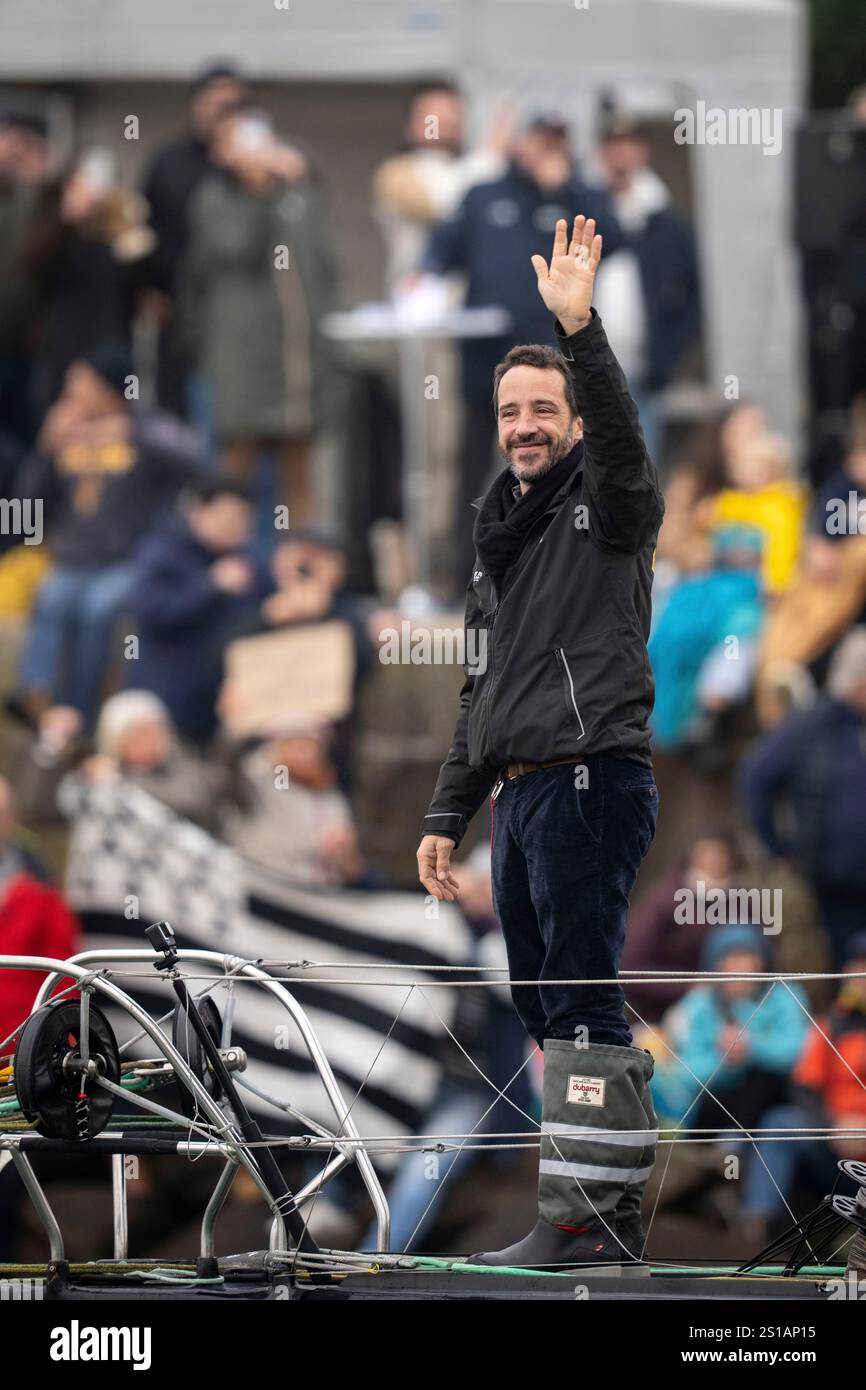 France, Vendée, Les Sables d'Olonne, Vendée Globe departure day ...