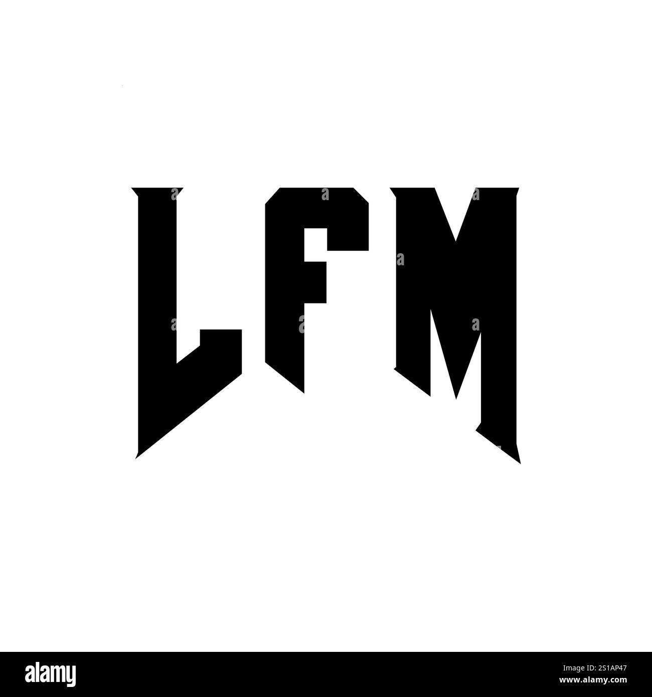 Lfm logo design hi-res stock photography and images - Alamy