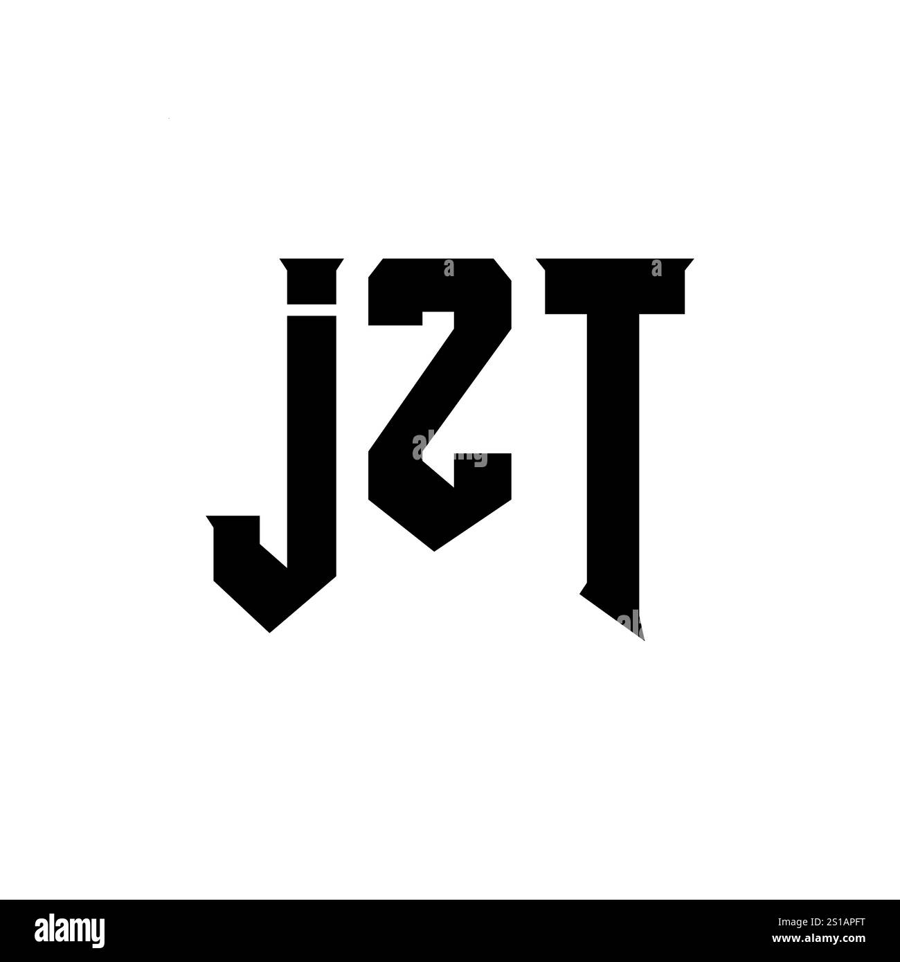 Jzt logo design hi-res stock photography and images - Alamy