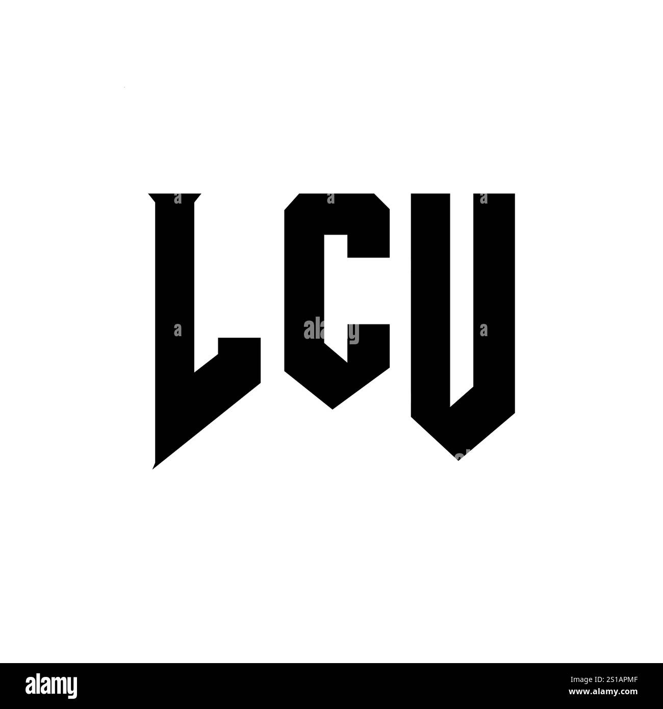 LCU letter logo design for technology company. LCU logo design black ...