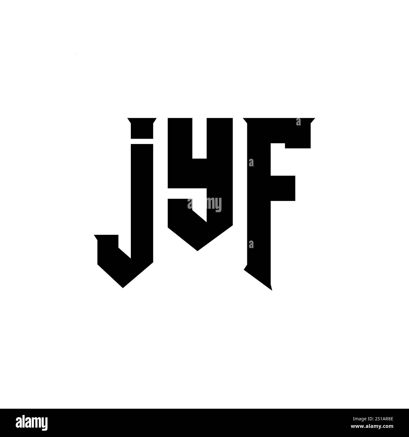 Jyf logo design hi-res stock photography and images - Alamy