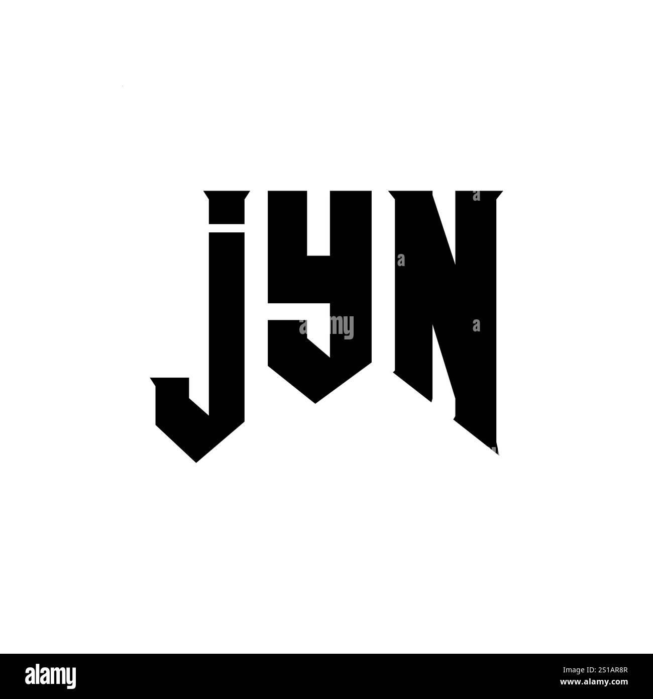 JYN letter logo design for technology company. JYN logo design black ...