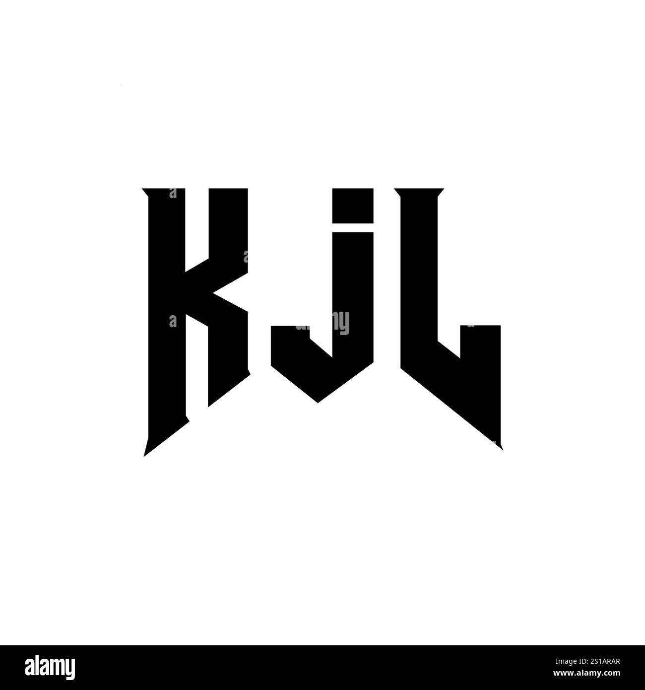 Kjl logo design Stock Vector Images - Alamy