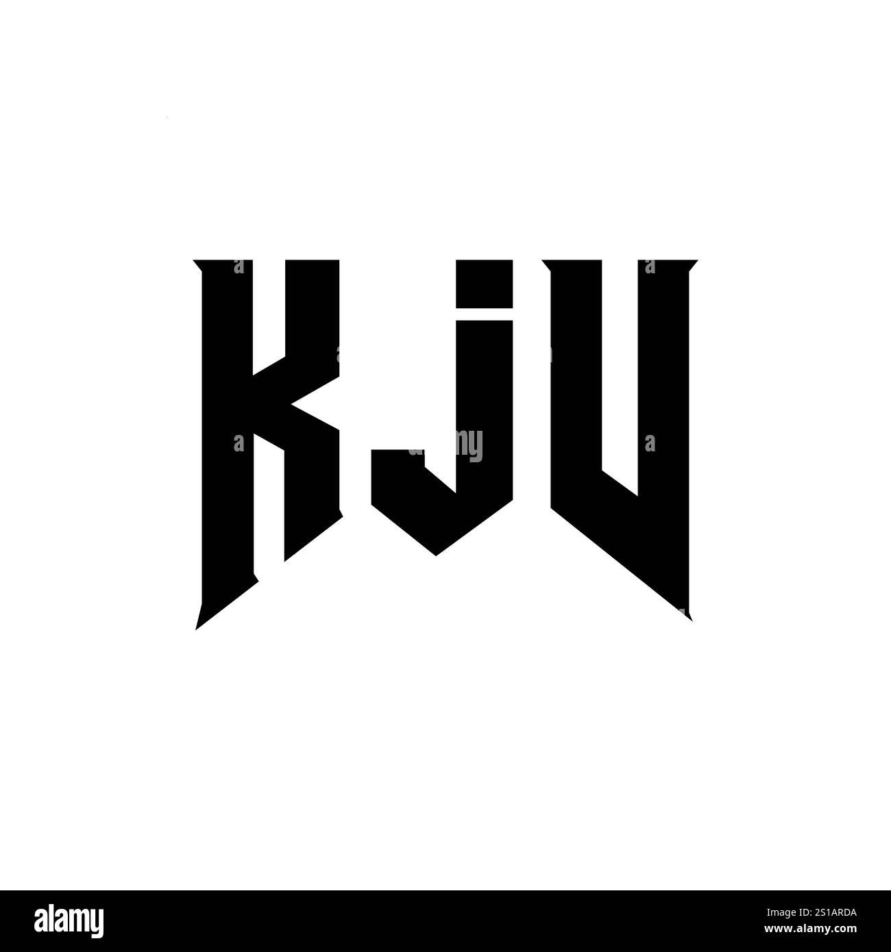 KJV letter logo design for technology company. KJV logo design black ...