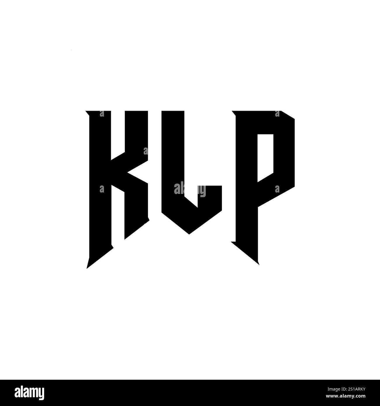 KLP letter logo design for technology company. KLP logo design black ...