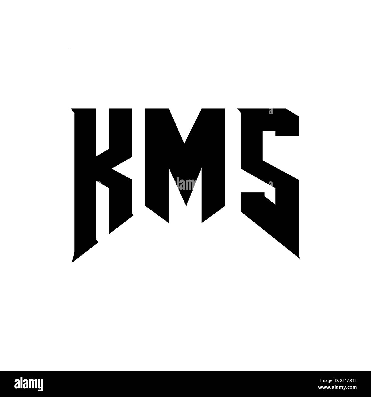 KMS letter logo design for technology company. KMS logo design black ...