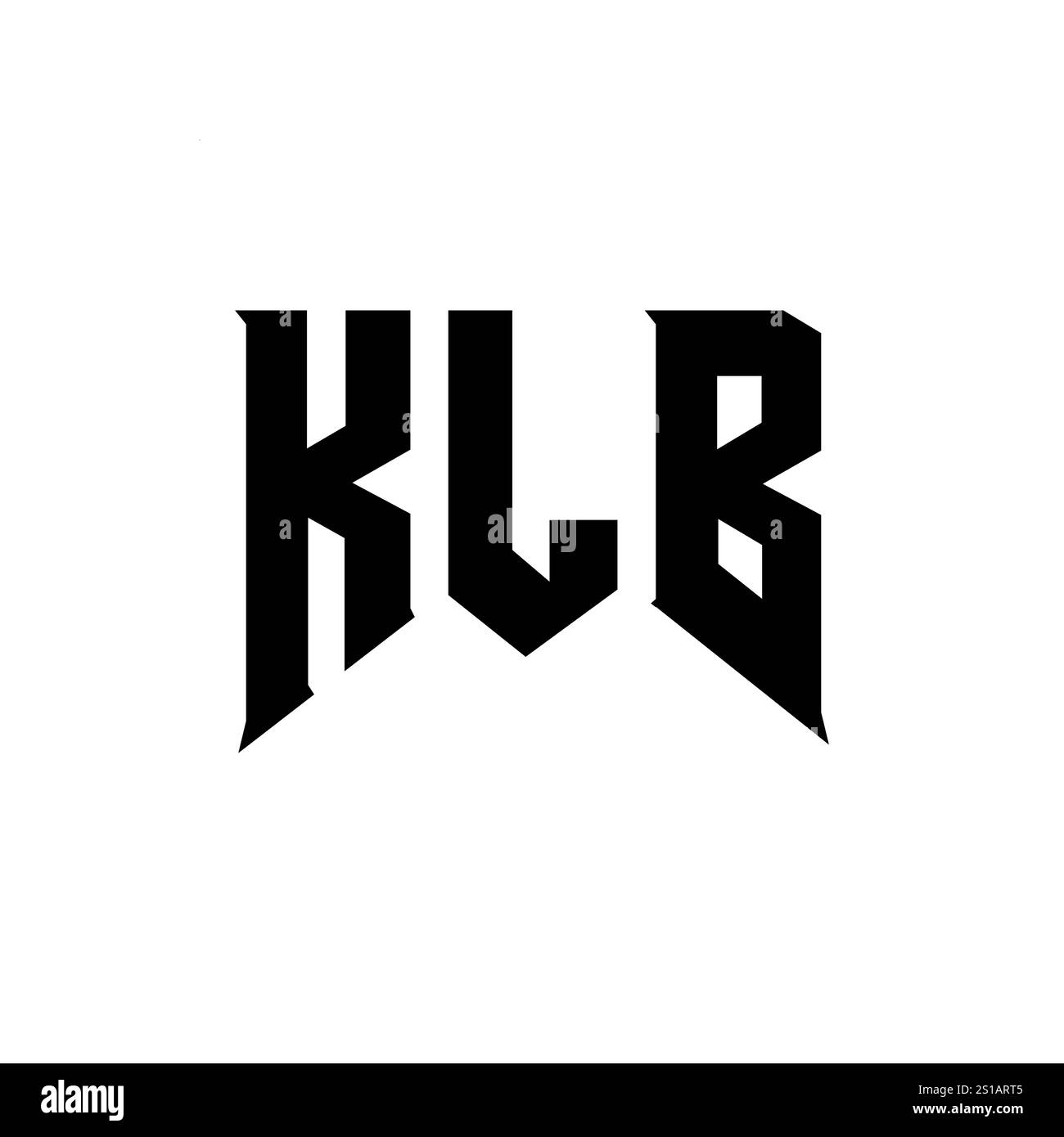KLB letter logo design for technology company. KLB logo design black ...