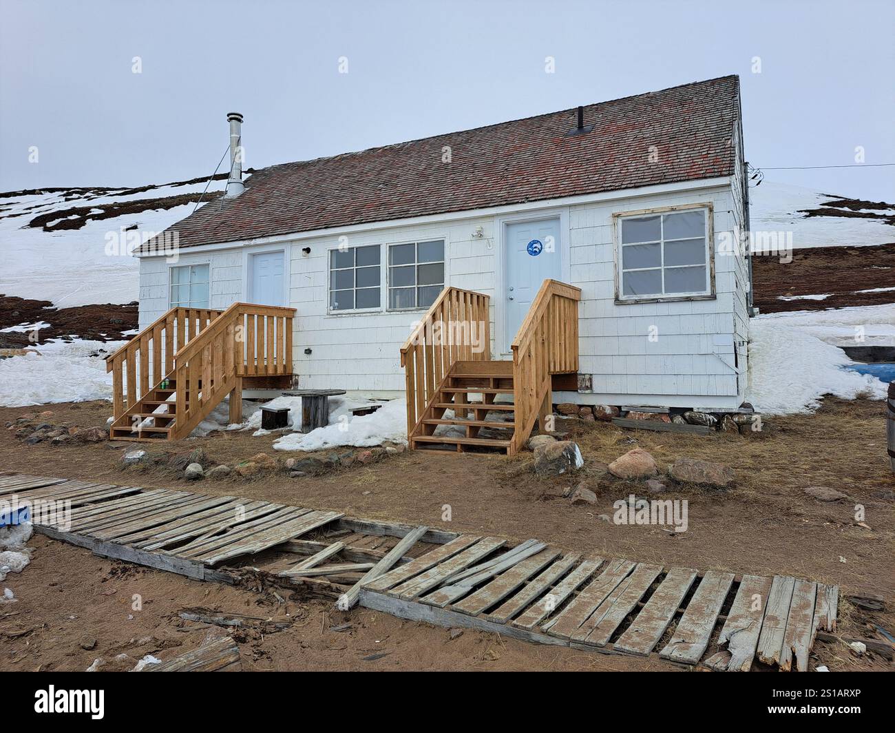 Old Hudson's Bay Company building on William MacKenzie Lane in Apex ...