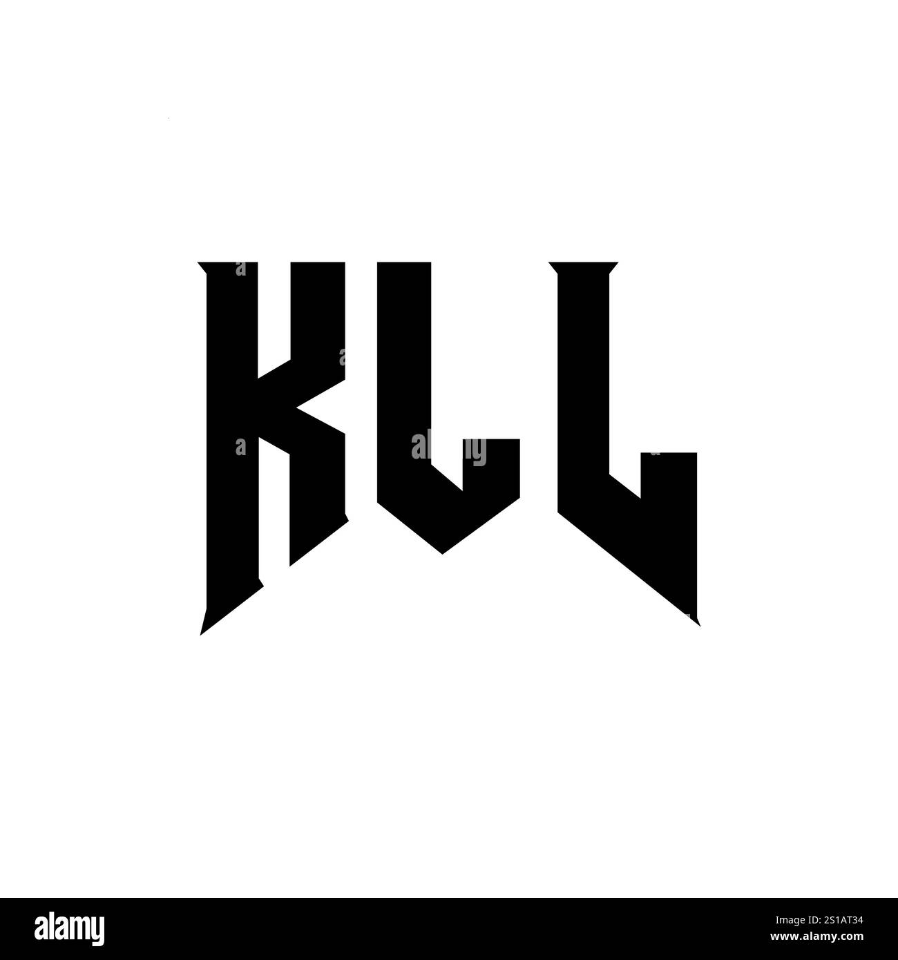 Kll logo design hi-res stock photography and images - Alamy
