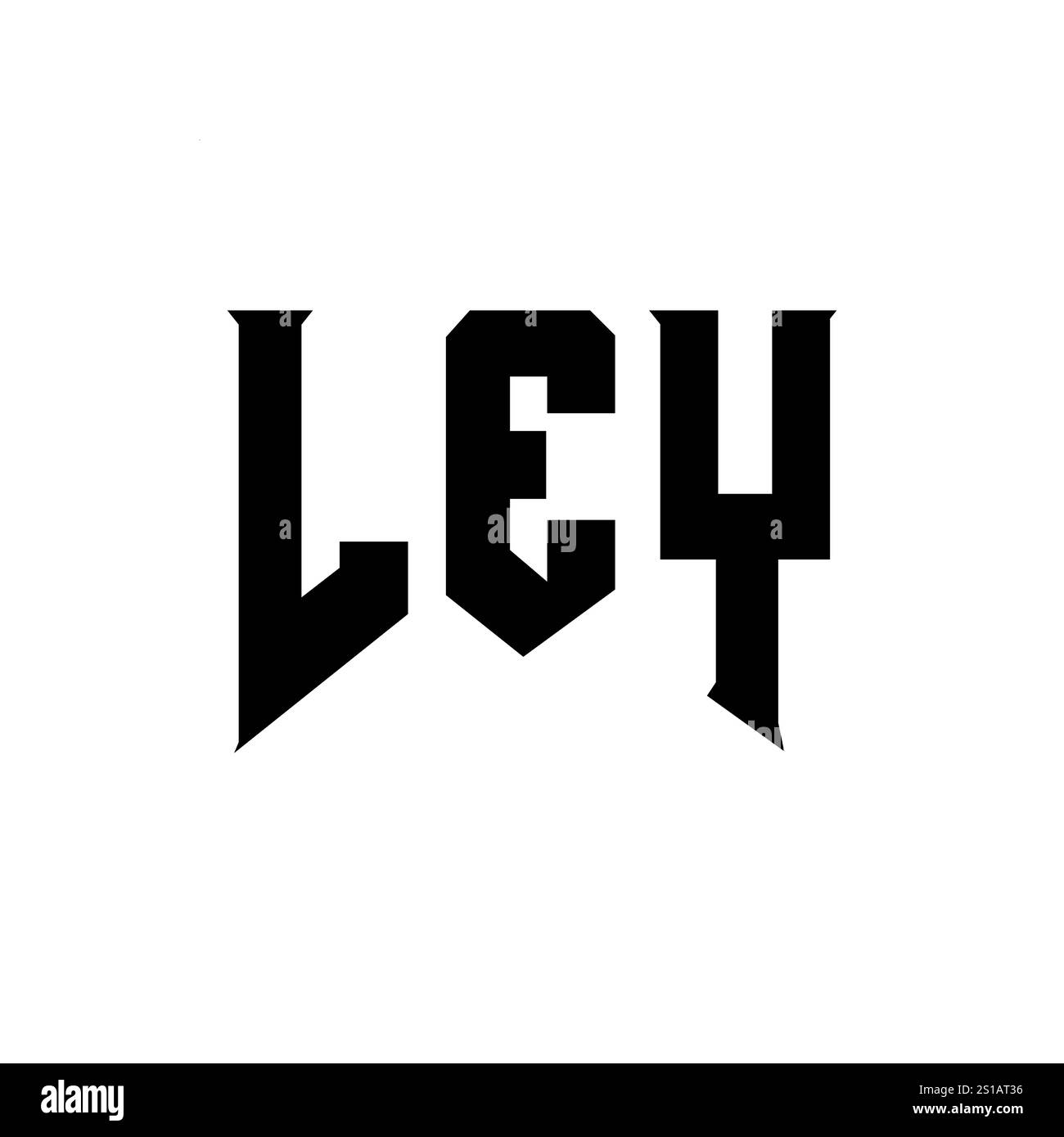 LEY letter logo design for technology company. LEY logo design black ...