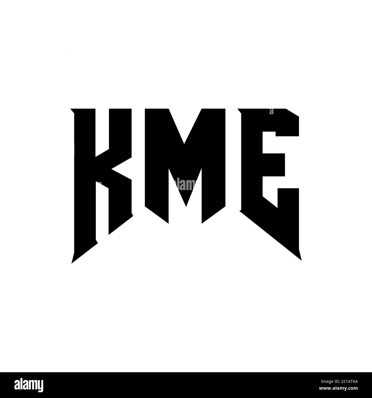 KME letter logo design for technology company. KME logo design black ...