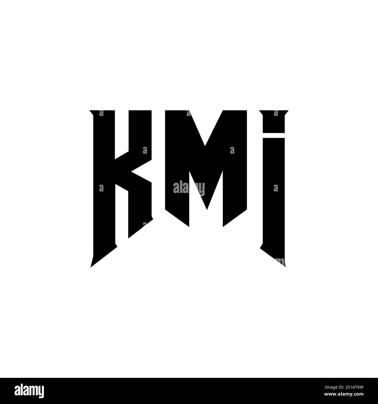 KMI letter logo design for technology company. KMI logo design black ...