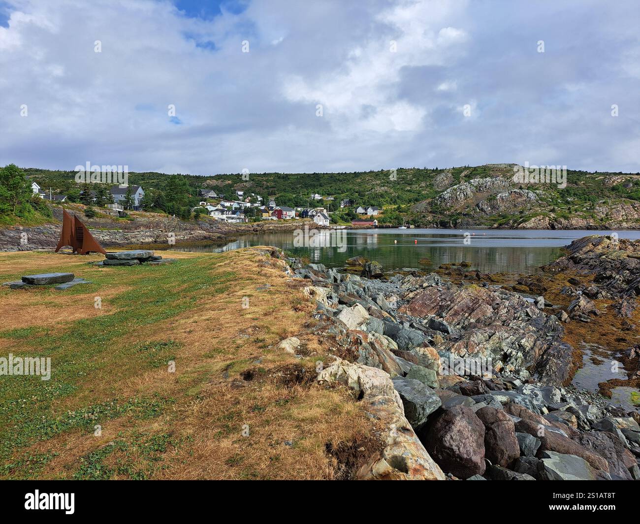 Quaint fishing village in Brigus, Newfoundland & Labrador, Canada Stock ...