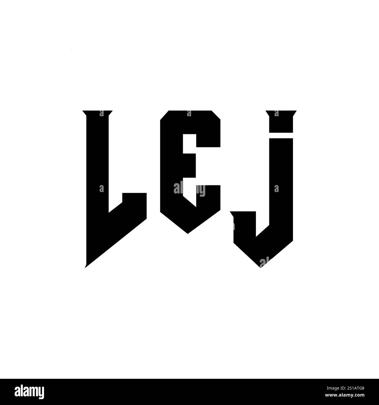 LEJ letter logo design for technology company. LEJ logo design black ...