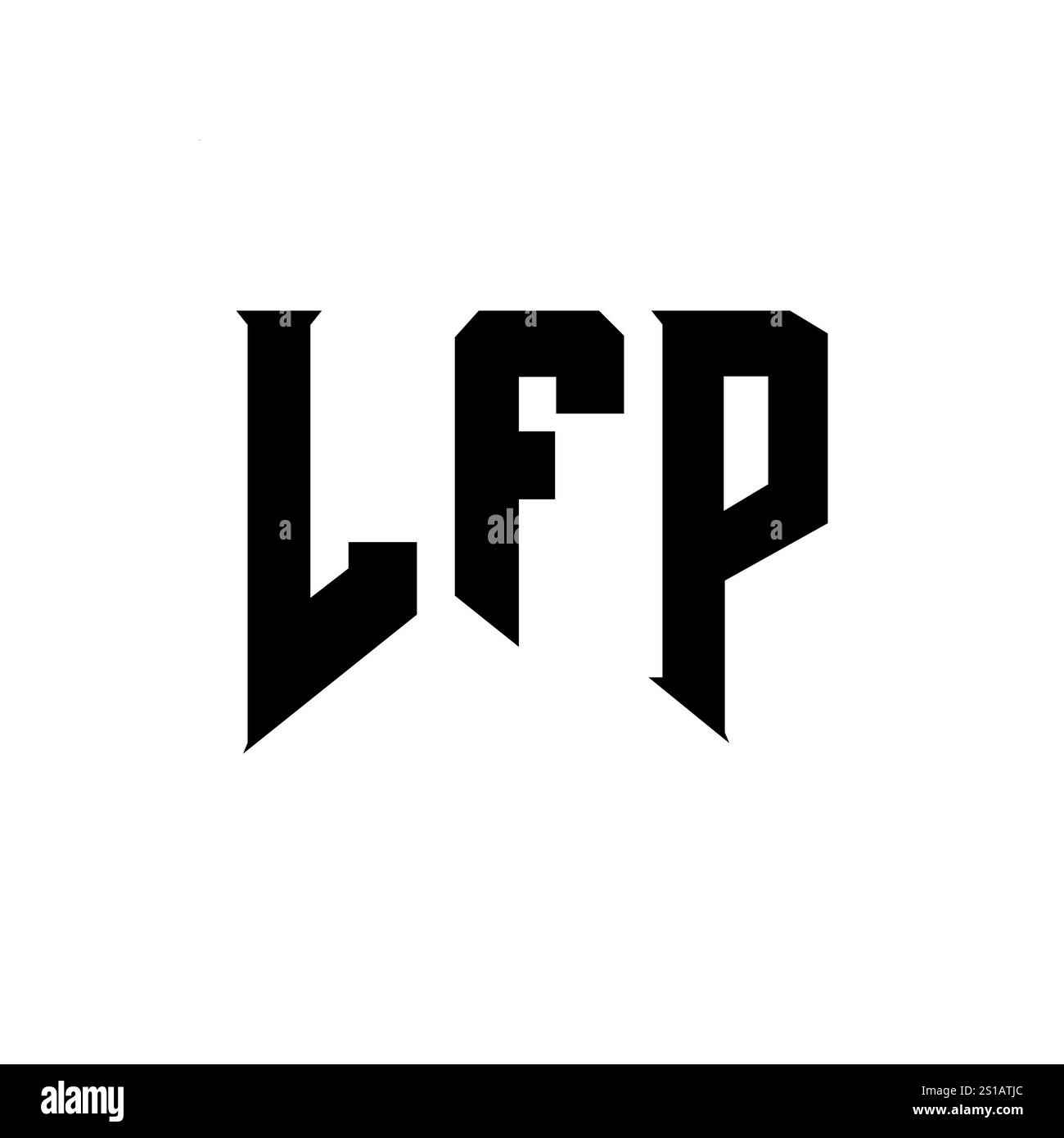 LFP letter logo design for technology company. LFP logo design black ...