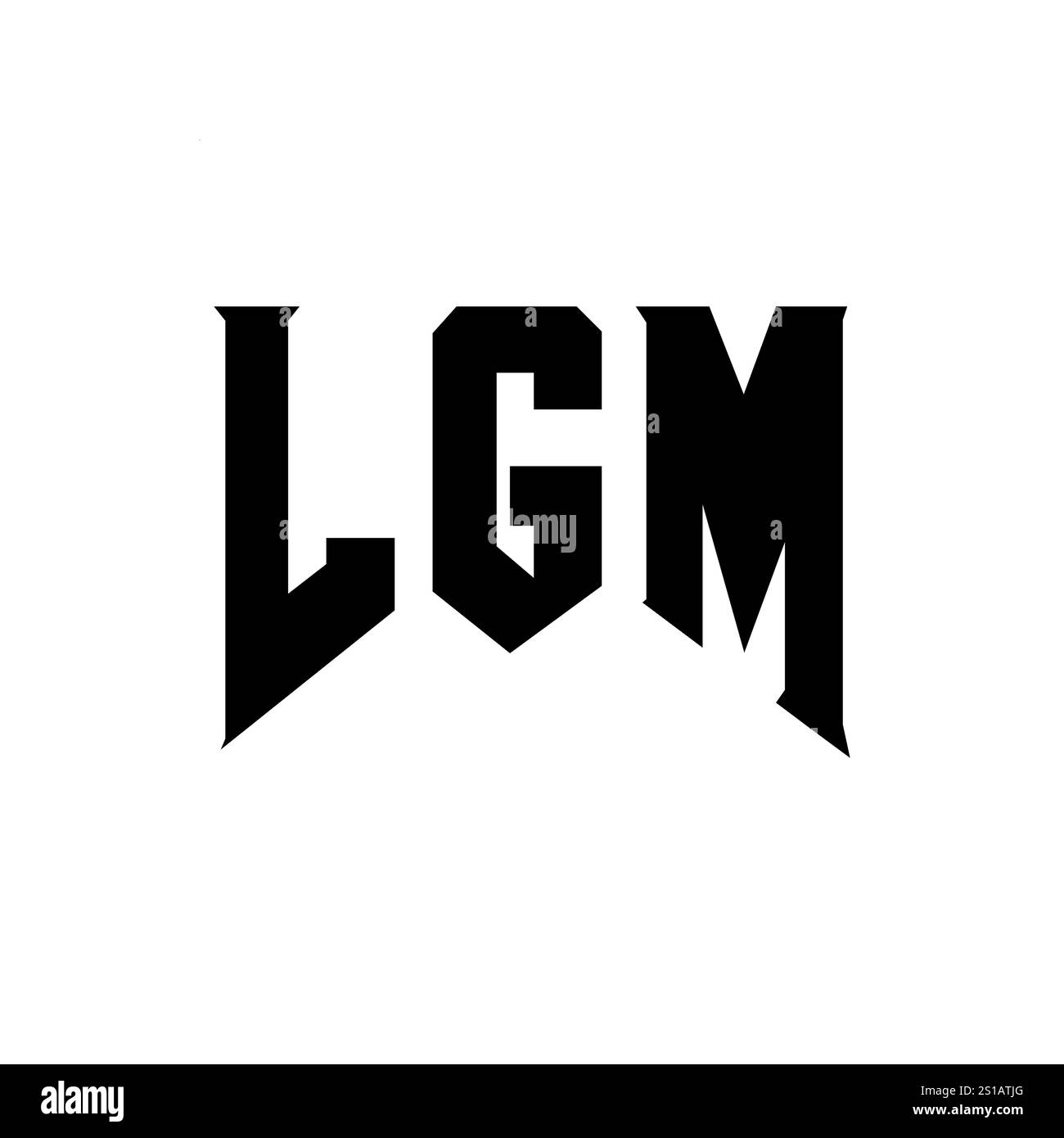LGM letter logo design for technology company. LGM logo design black ...