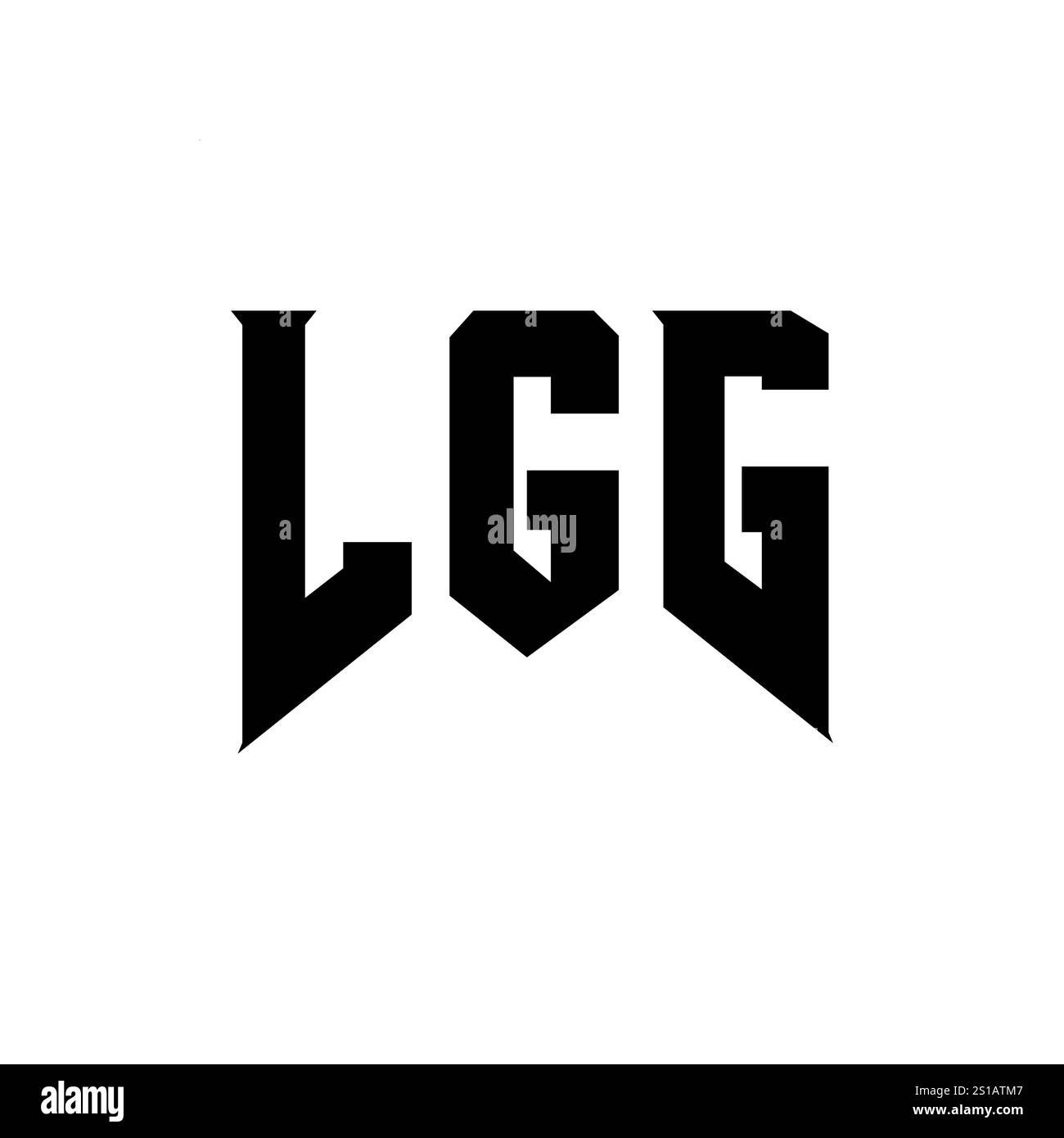 LGG letter logo design for technology company. LGG logo design black ...