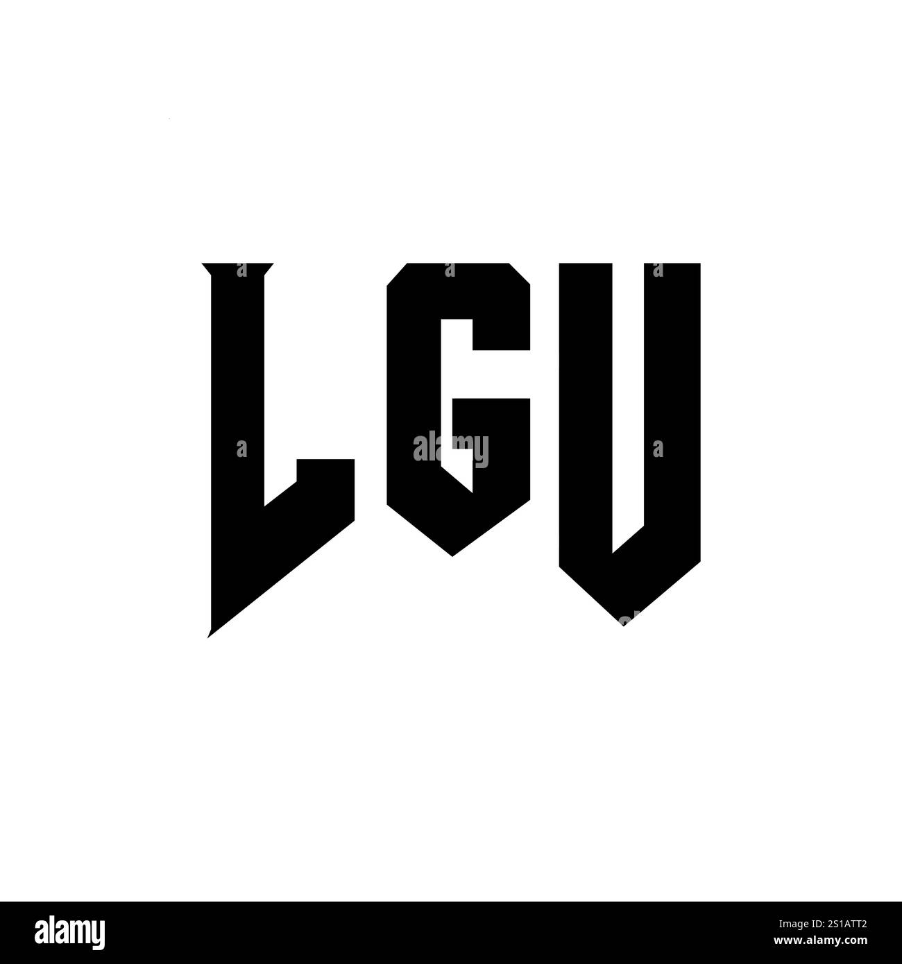Lgu logo design hi-res stock photography and images - Alamy