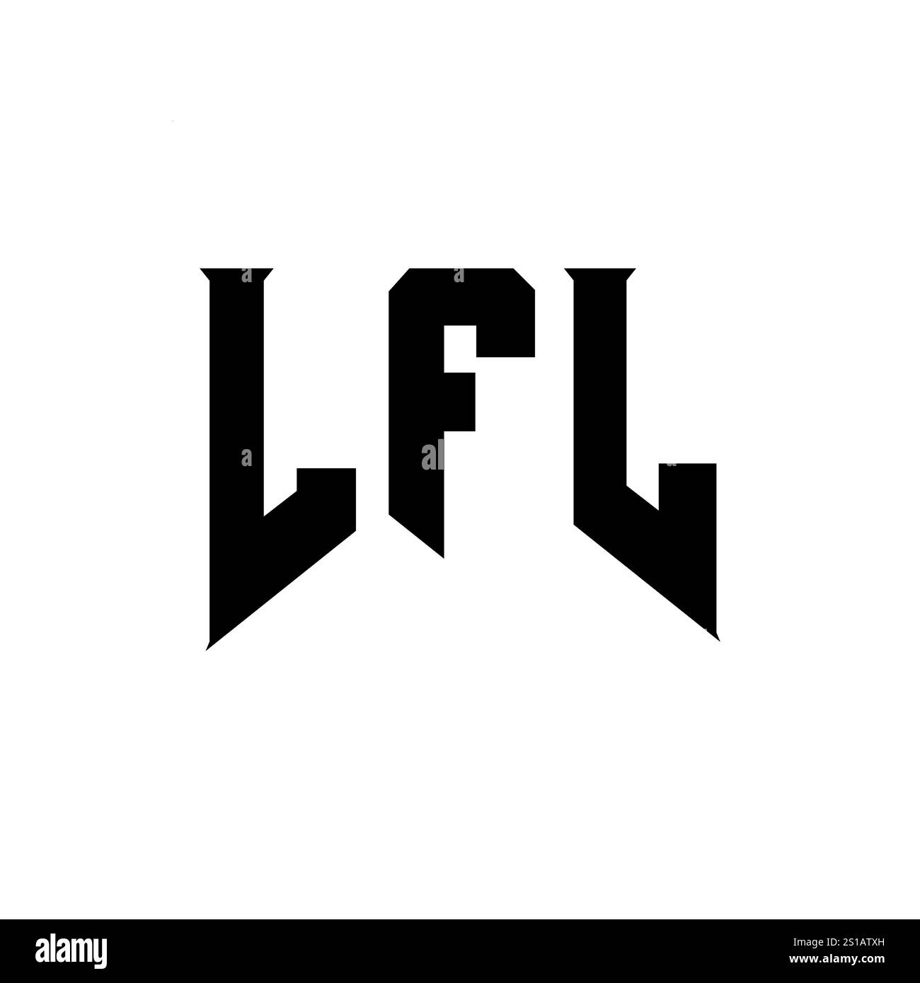 Lfl logo design Stock Vector Images - Alamy
