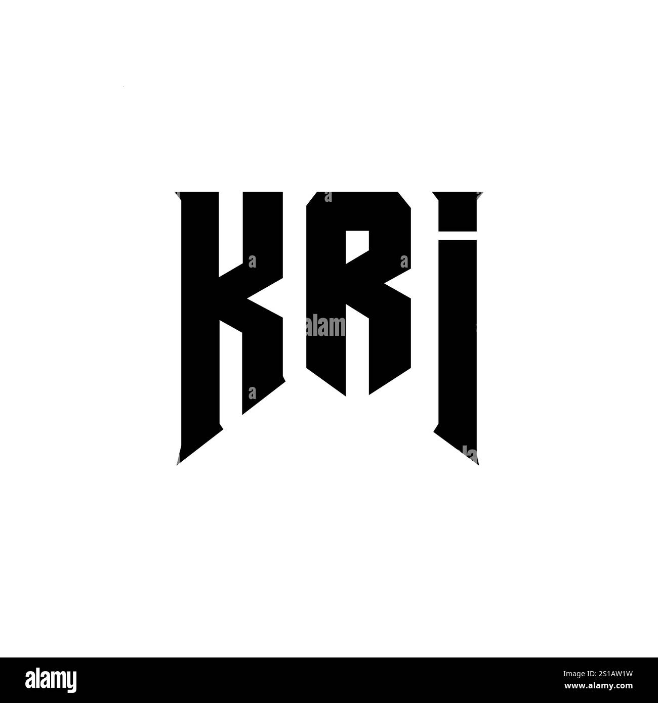 KRI letter logo design for technology company. KRI logo design black ...