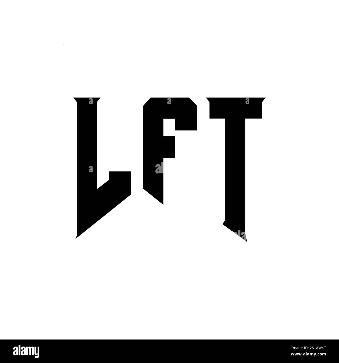 LFT letter logo design for technology company. LFT logo design black ...
